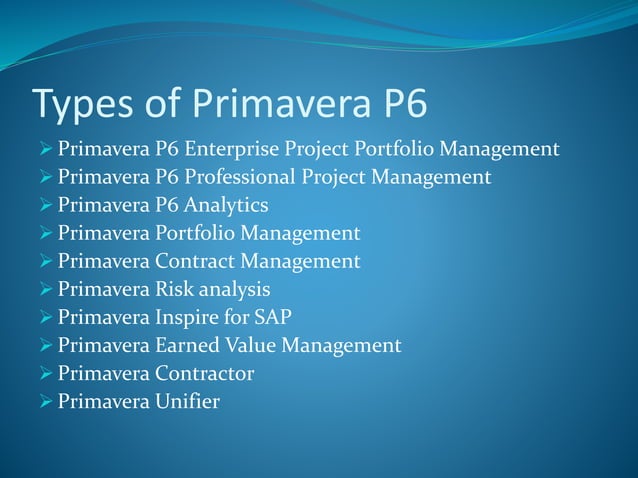 Primavera p6 copy | PPT