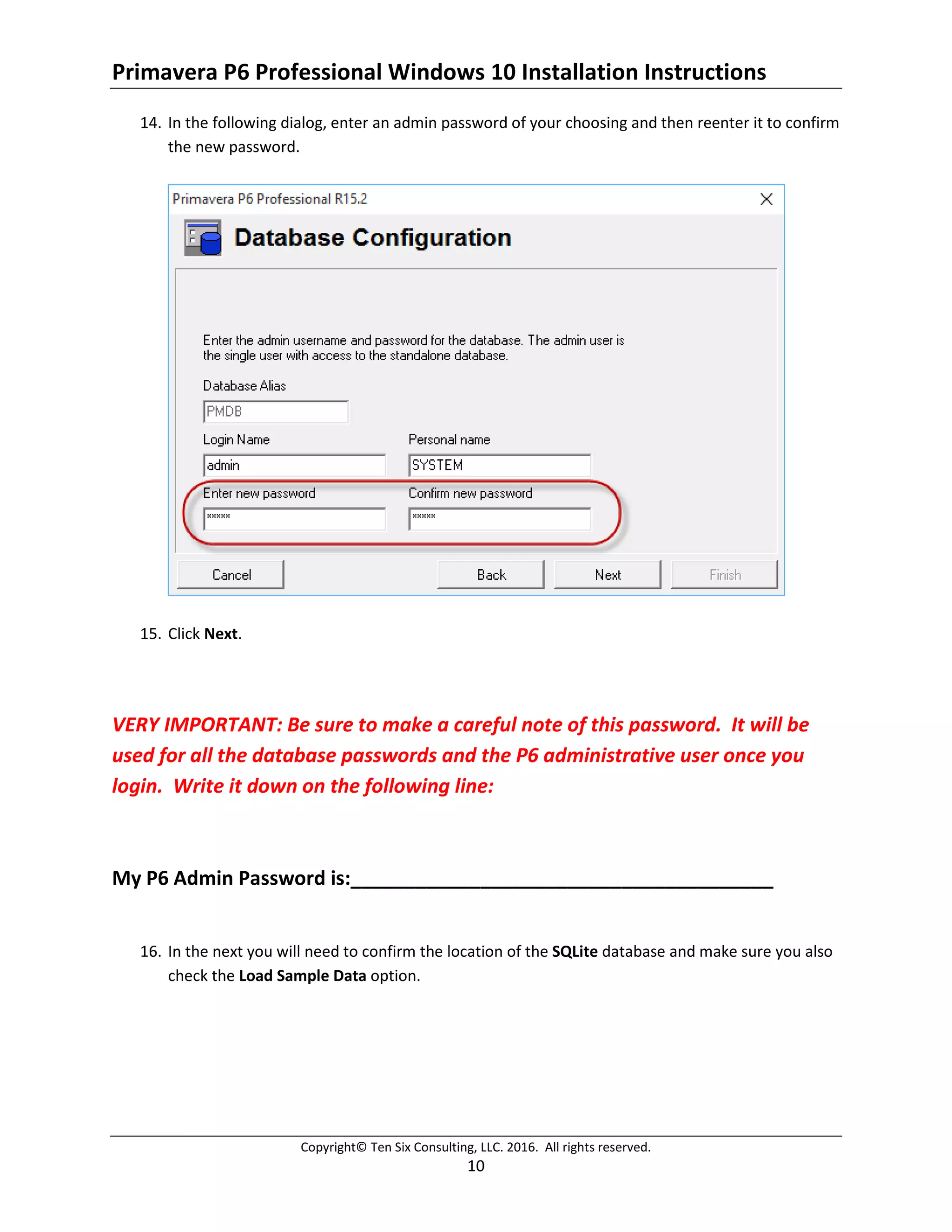 Primavera P6 Professional Windows 10 Installation Instructions | PDF