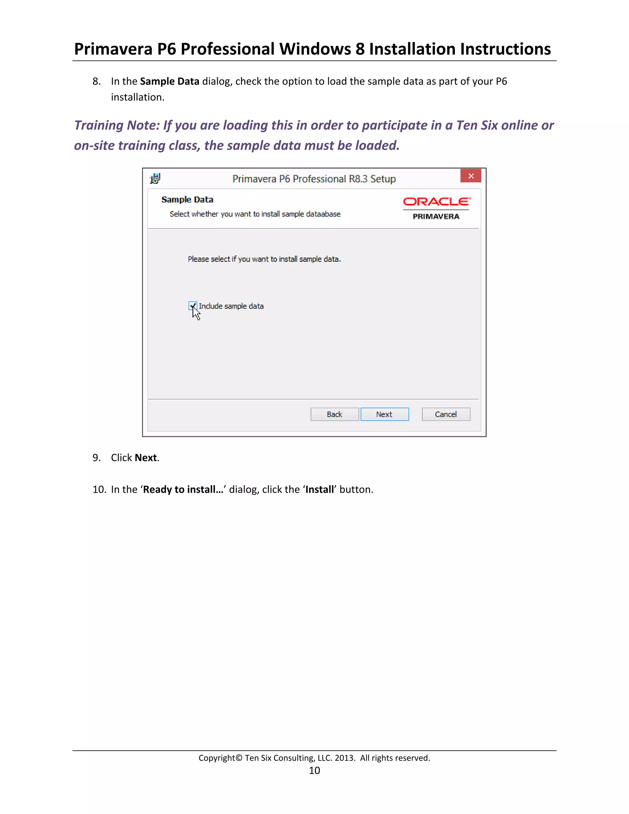 Primavera p6 professional windows 8 installation instructions | PDF