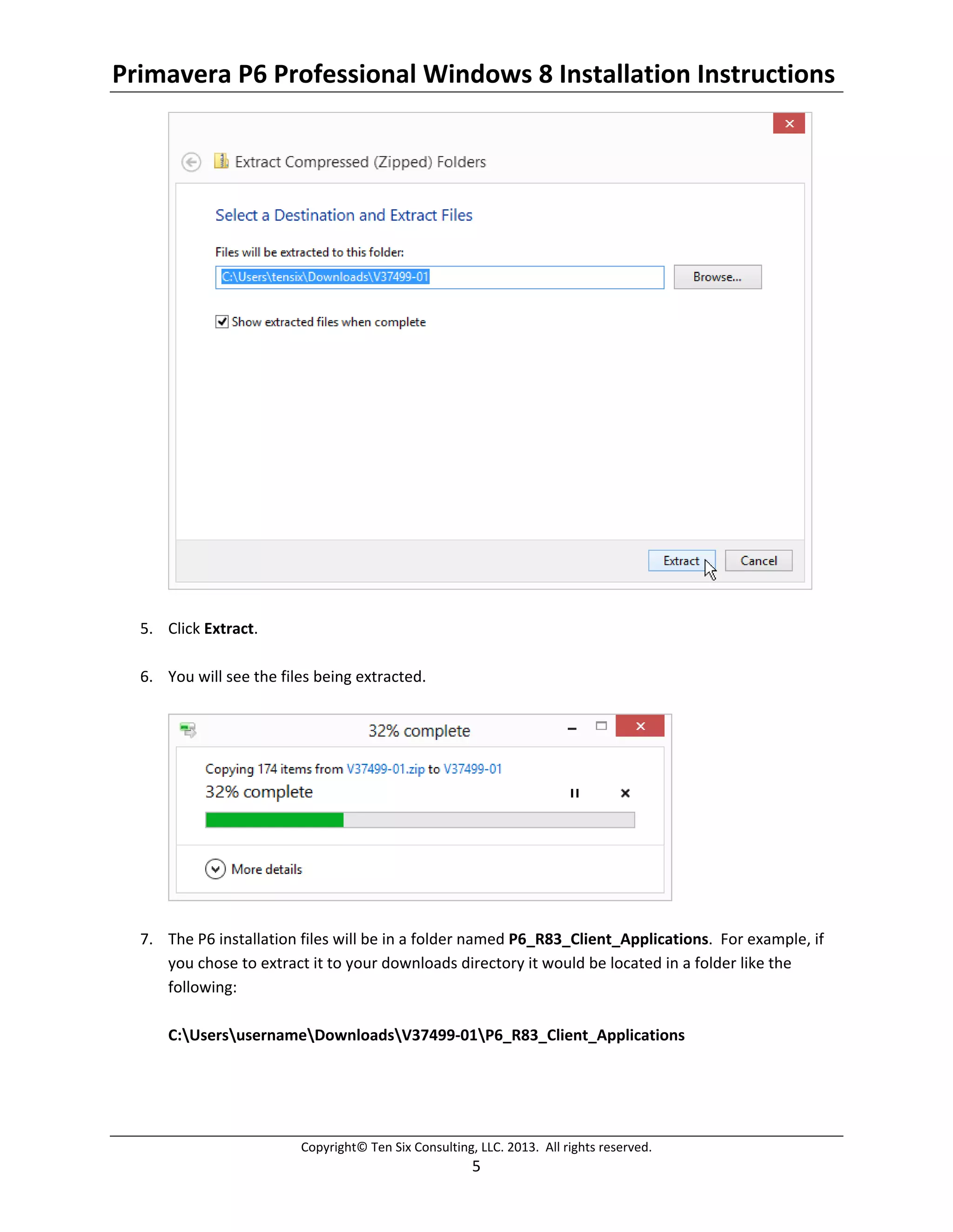 Primavera p6 professional windows 8 installation instructions | PDF