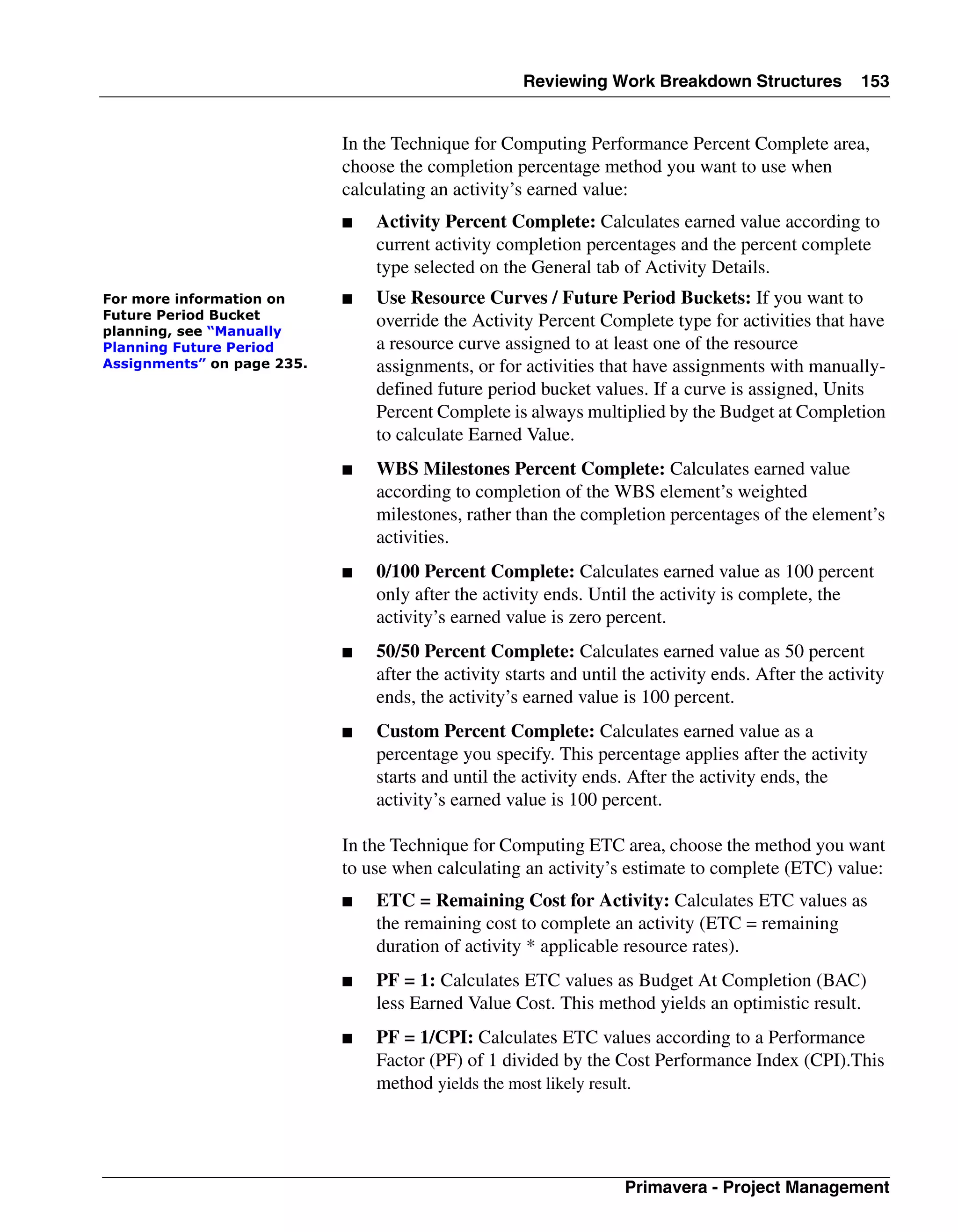 Primavera p6 project management reference manual part7 | PDF