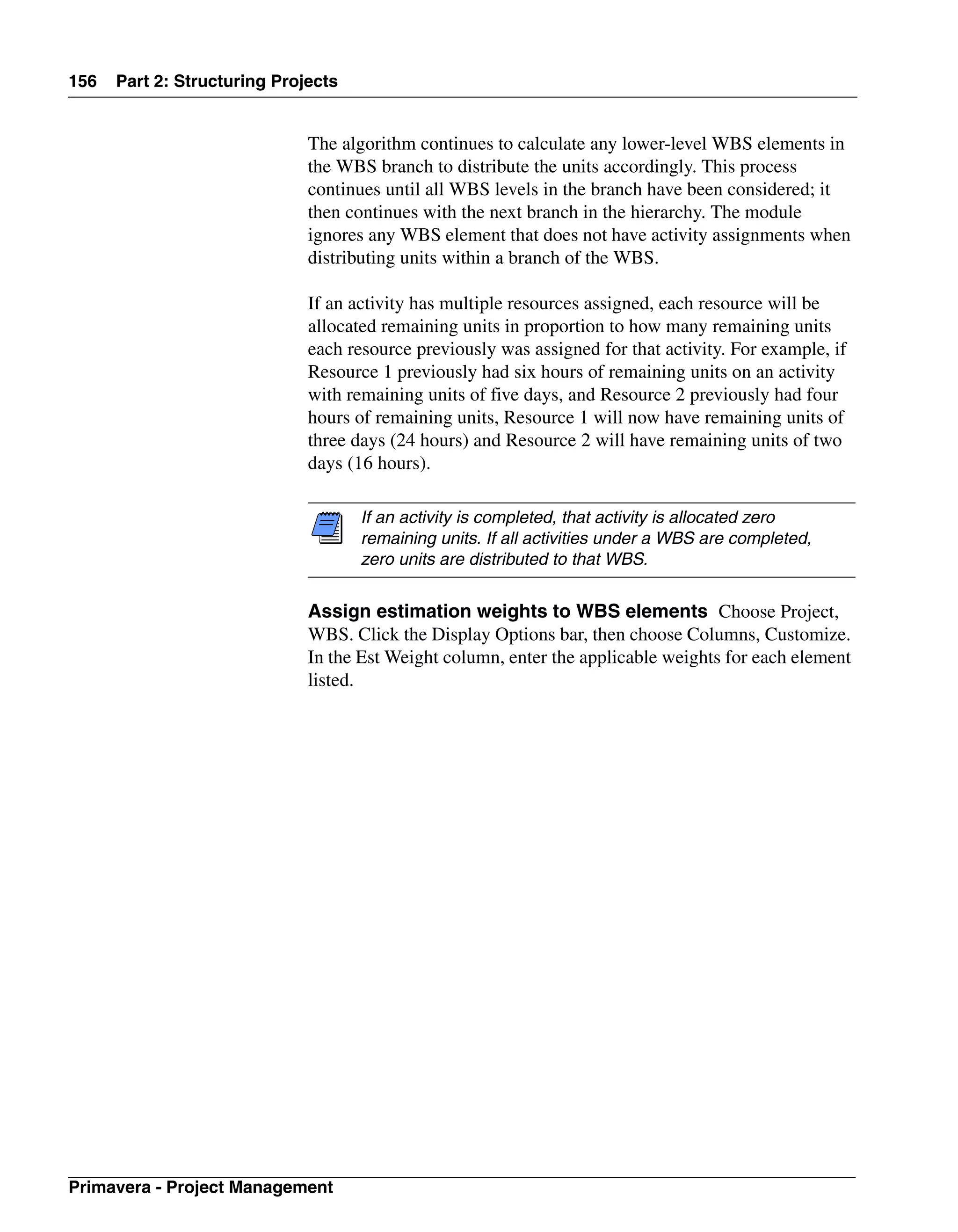 Primavera p6 project management reference manual part7 | PDF