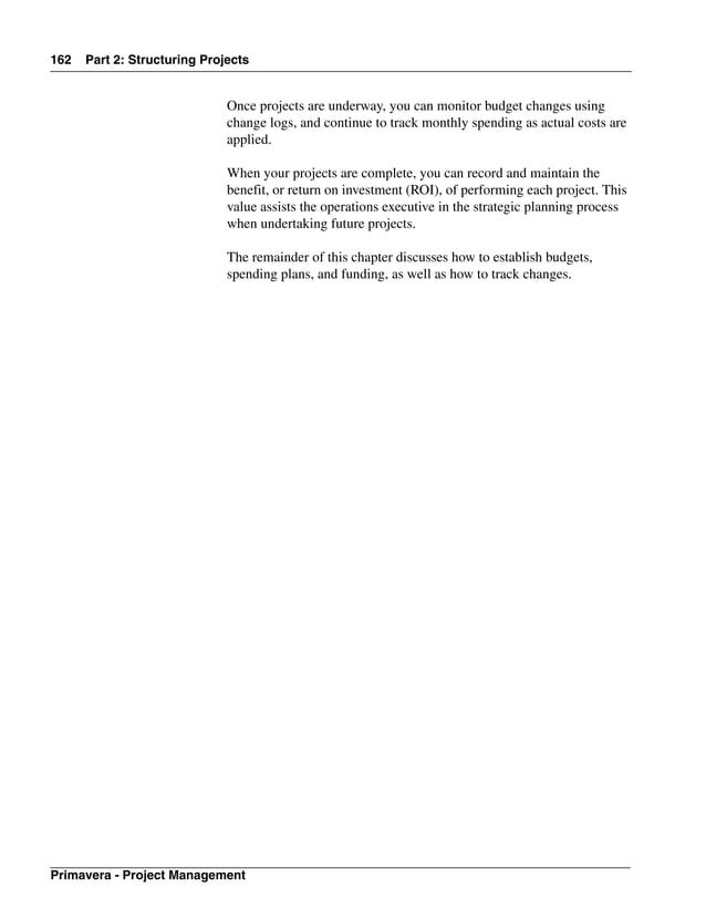 Primavera p6 project management reference manual part7 | PDF