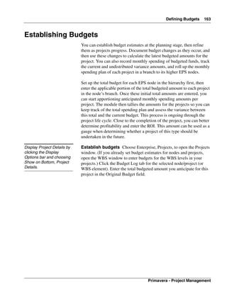 Primavera p6 project management reference manual part7 | PDF