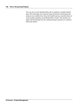 Primavera p6 project management reference manual part7 | PDF