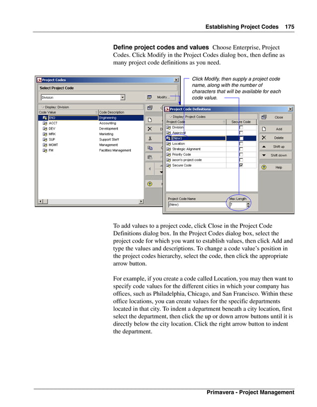 Primavera p6 project management reference manual part7 | PDF