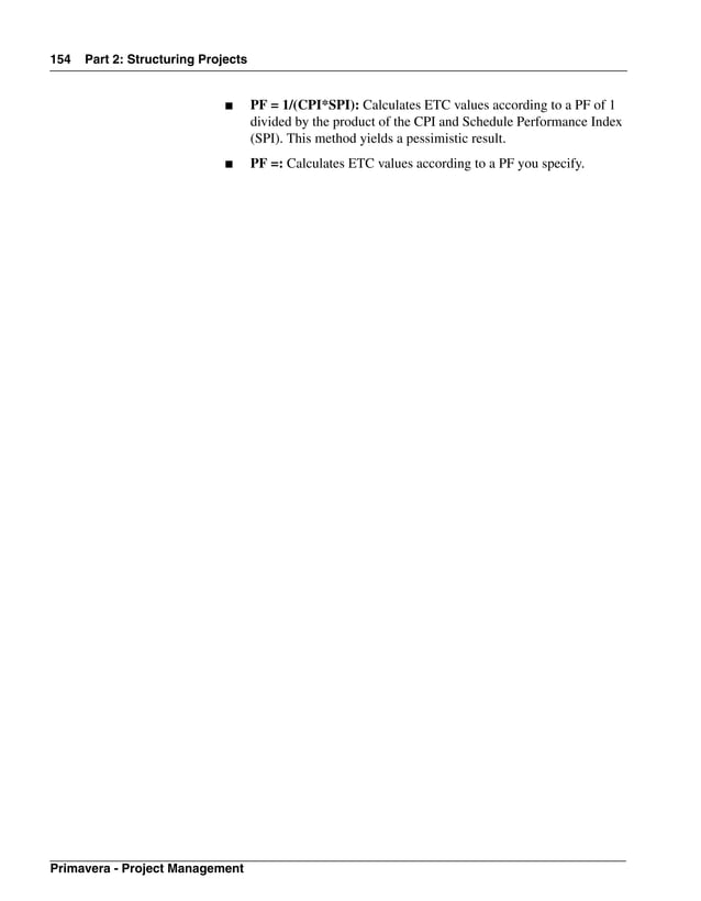 Primavera p6 project management reference manual part7 | PDF