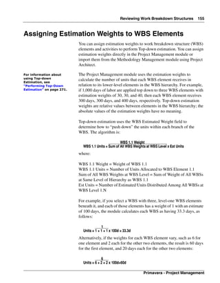 Primavera p6 project management reference manual part7 | PDF