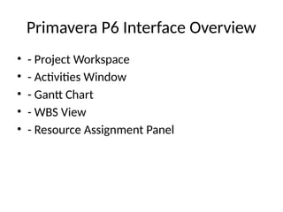 PPT_Primavera_P6_Training_of_Presentation | PPTX