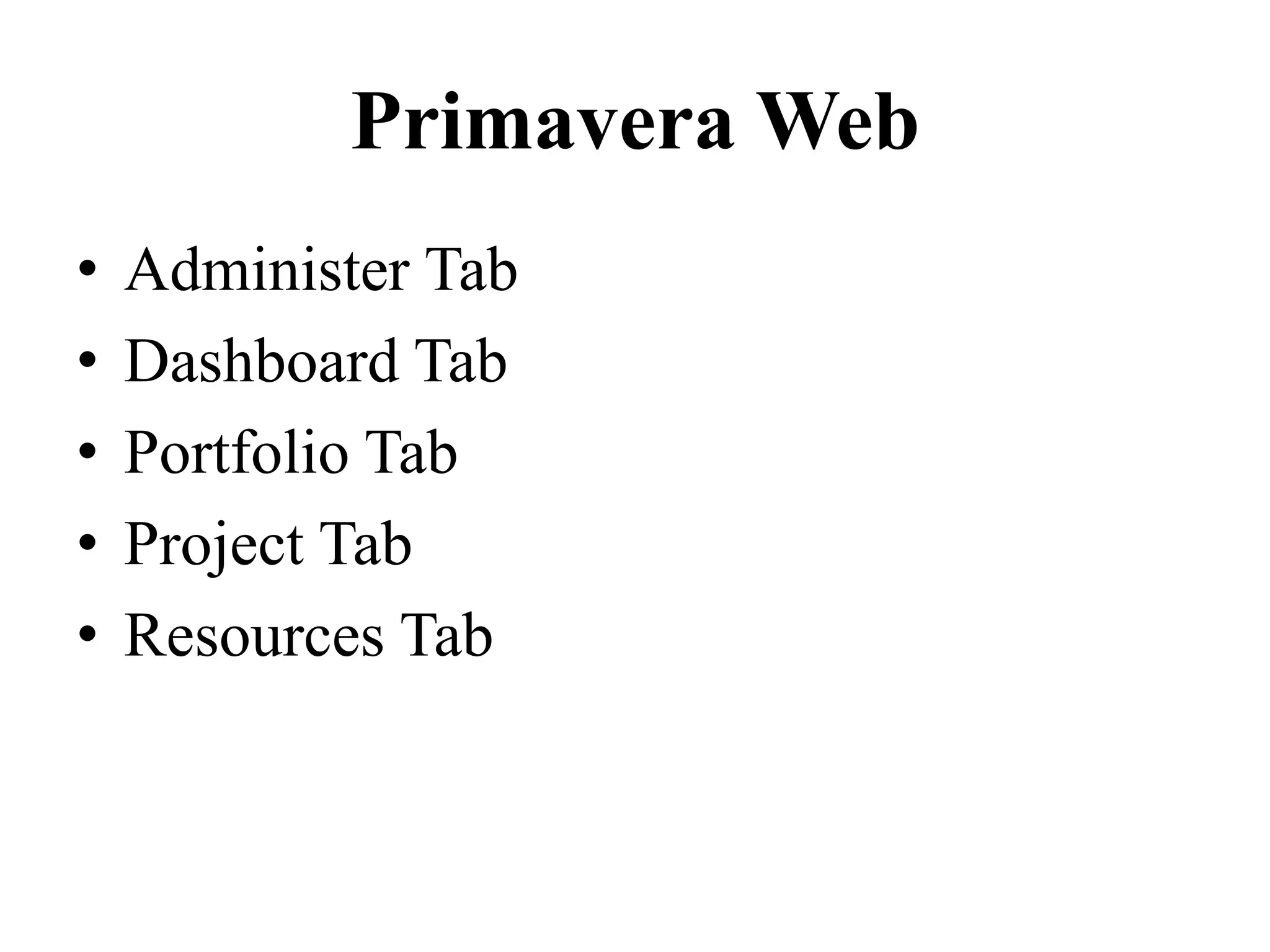 Primavera p6 v8.2 session 1 | PPTX