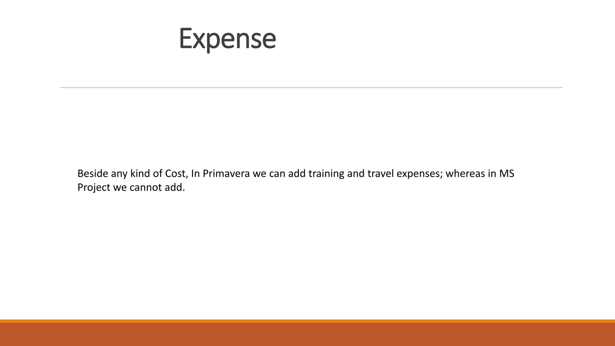 Primavera p6 vs ms | PPTX