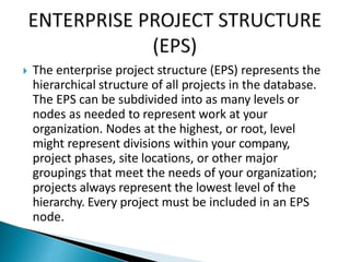 Introduction To Primavera (P6) | PPTX