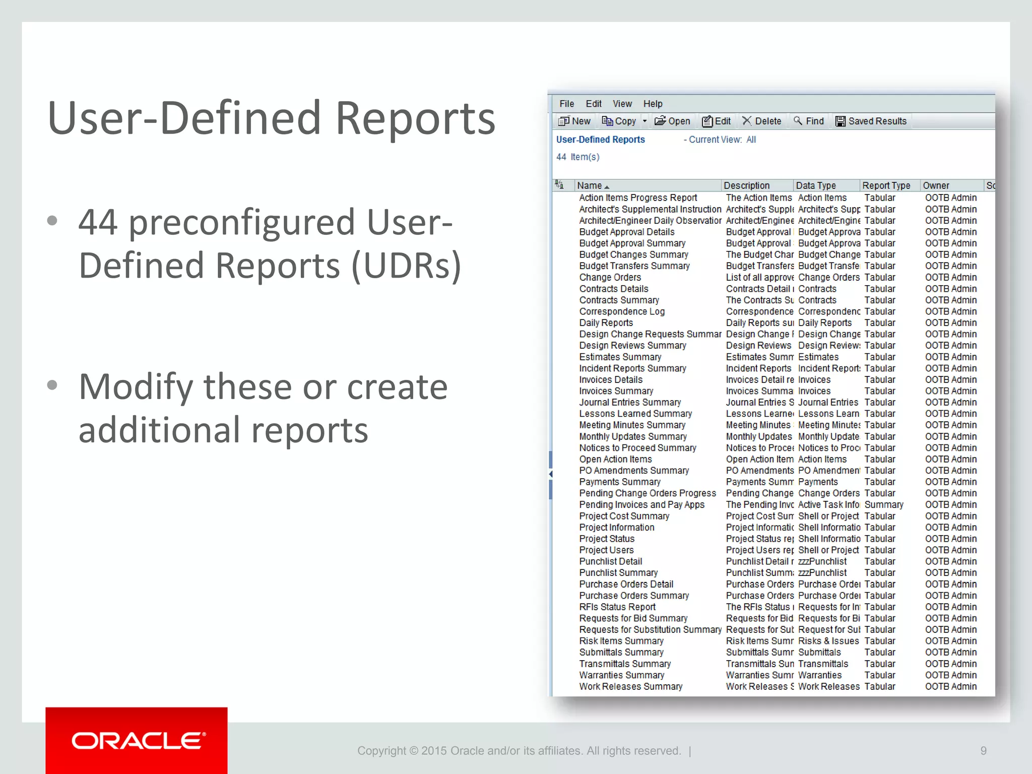 Primavera unifier reporting with bipublisher on premandcloud | PDF