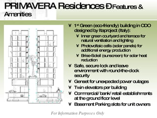 Primavera Residence | PPT
