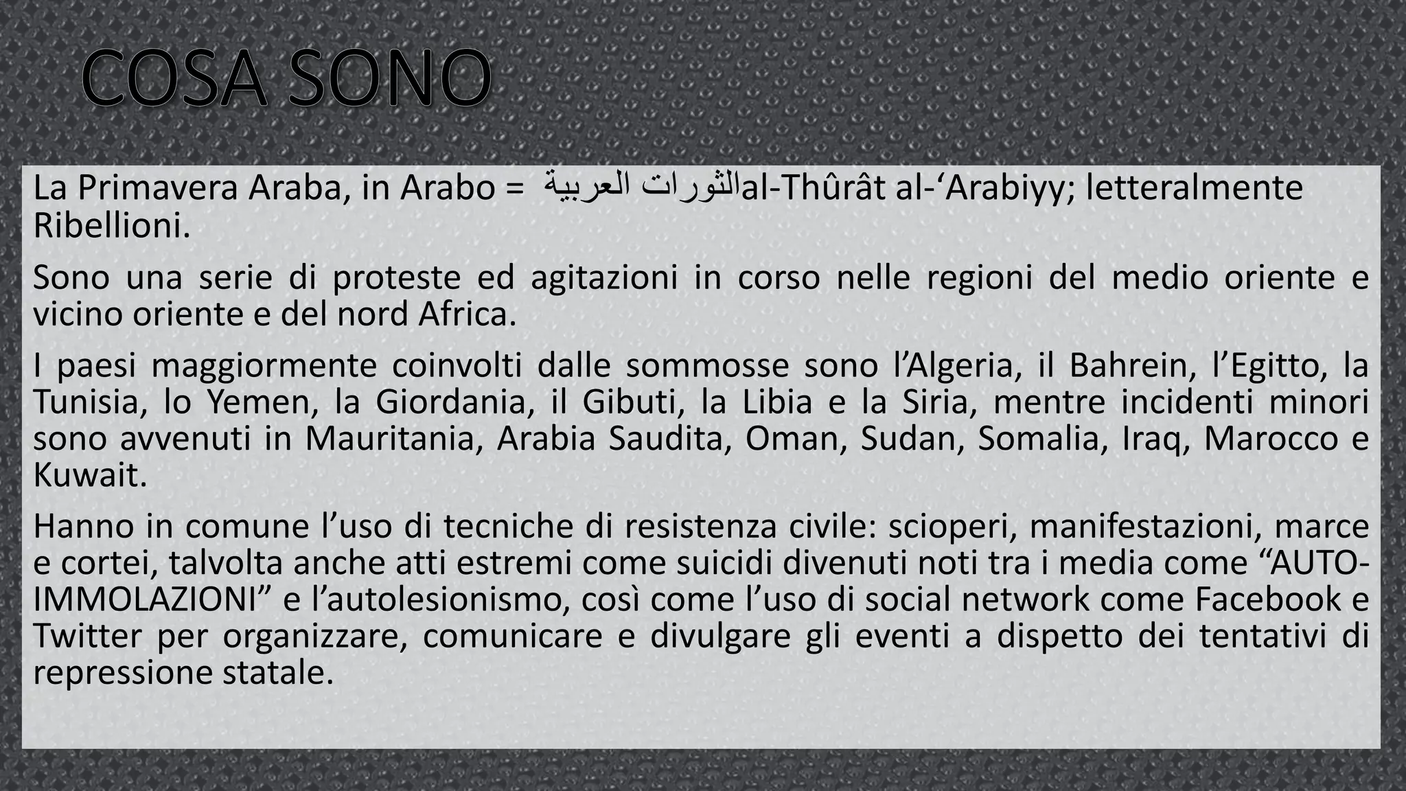 Primavere arabe | PPT