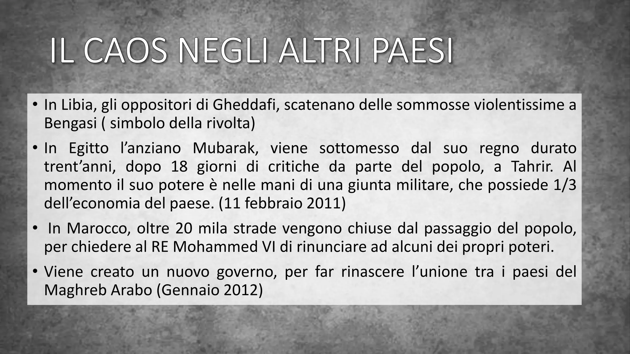 Primavere arabe | PPT