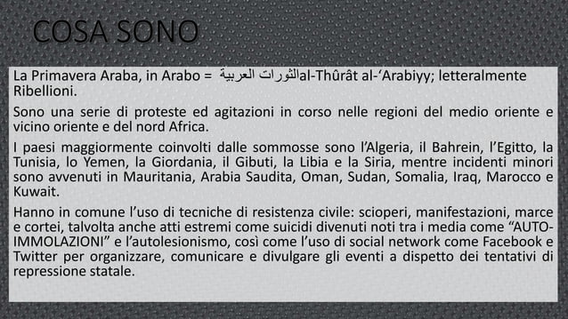 Primavere arabe | PPT