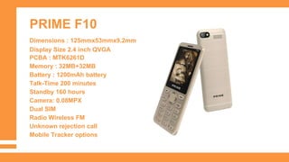 PRIME Mobile Phones | PPT
