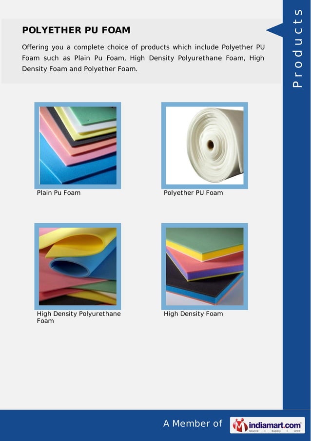 Plain Pu Foam by Prime comfort-products-private-limited | PDF