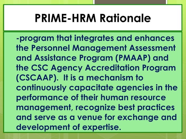 PRIME HRM PRESENTATION | PPTX