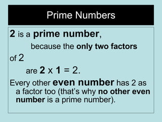 Prime Numbers | PPT