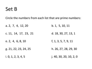 Prime Numbers | PPT
