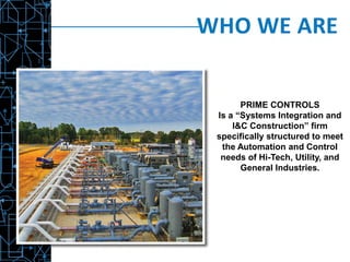 Prime Controls Company Overview 2016 | PPT