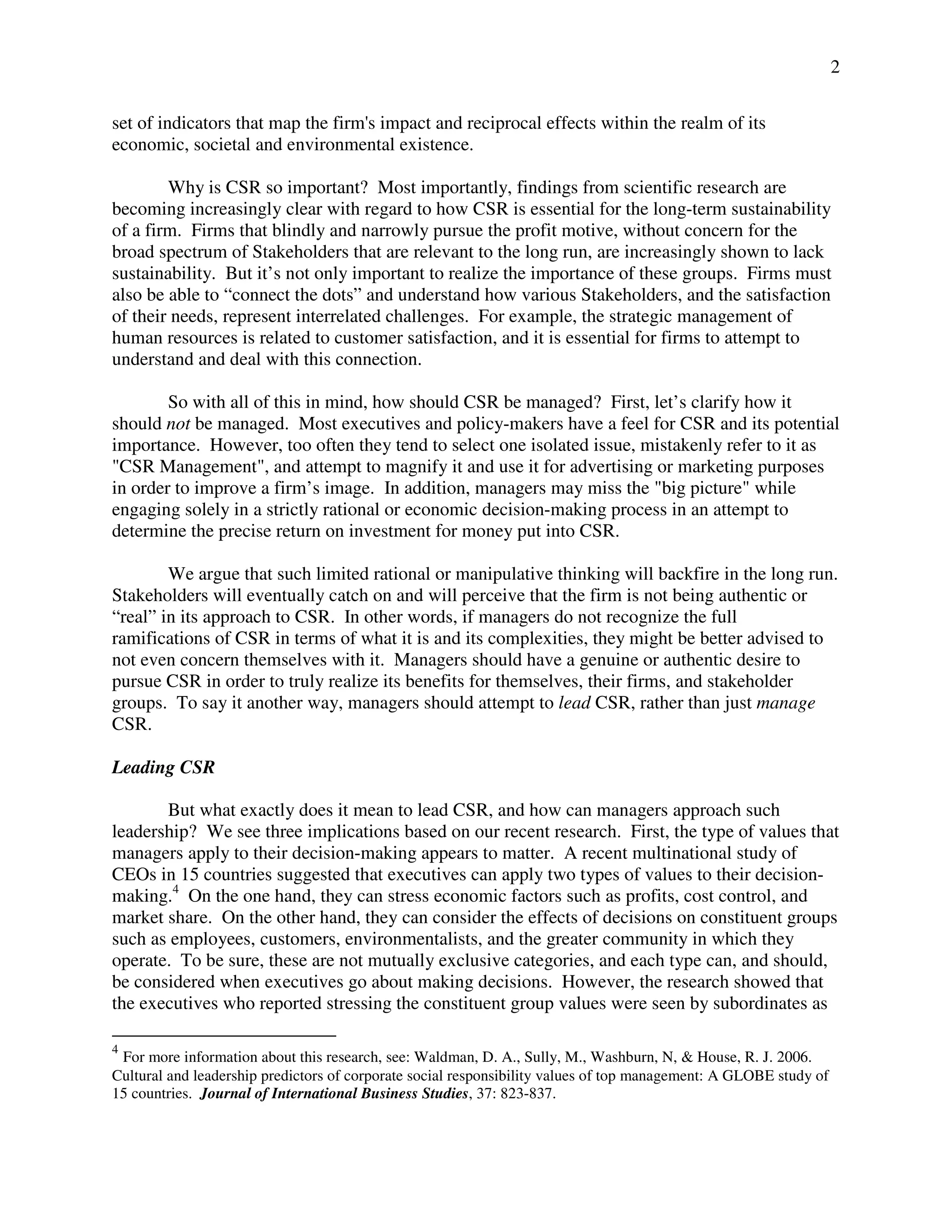 Csr Activities Analysis Pdf