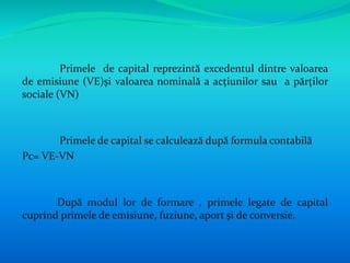 Prime de capital | PPT