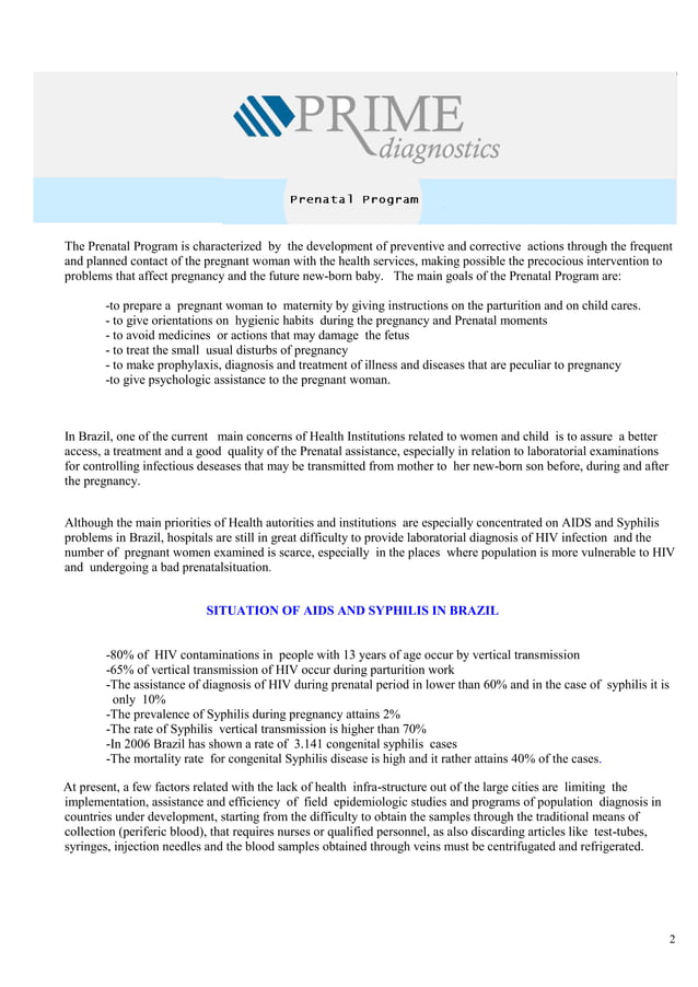 Prime diagnostics | PDF