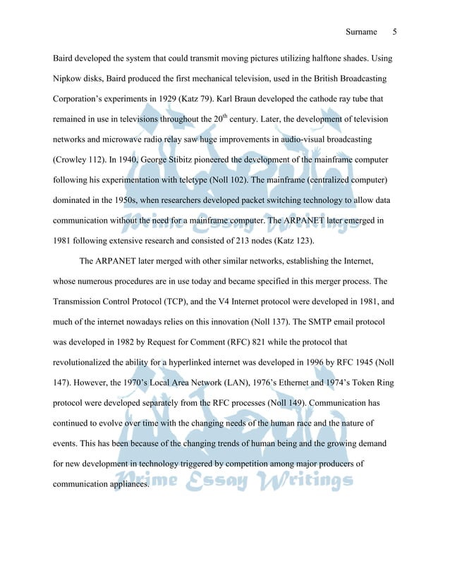 Prime essay writings sample trends in the development of communication ...