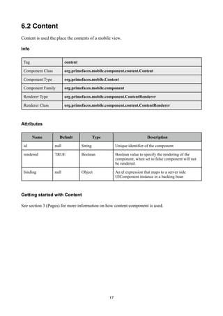 Primefaces mobile users_guide_0_9 | PDF