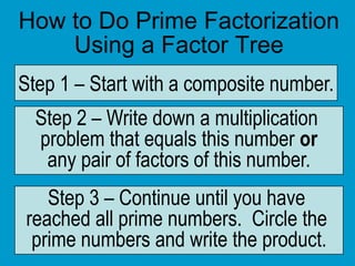 Prime Factorization | PPTX