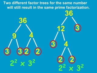 Prime Factorization | PPTX