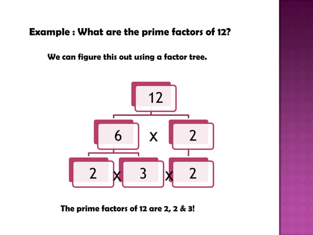 Prime Factorization | PPTX