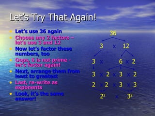 Prime Factorization | PPT