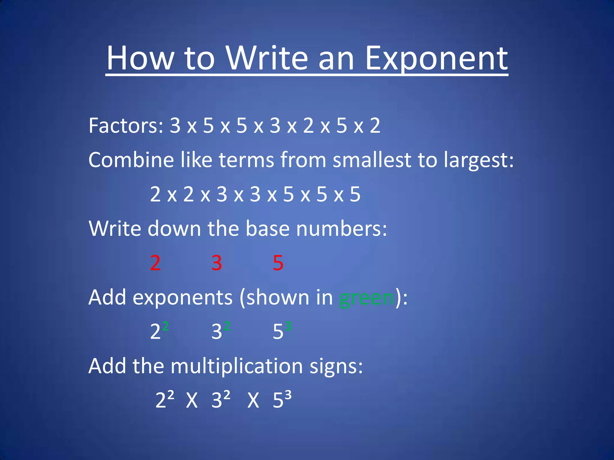 Prime factorization | PPTX | Physics | Science