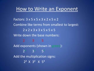 Prime factorization | PPTX