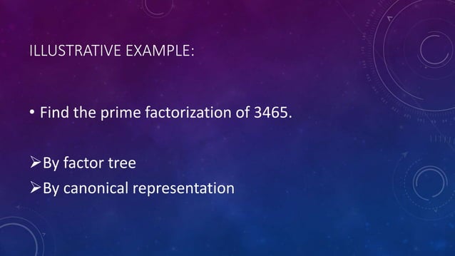 Prime Factorization | PPTX | Technology & Computing