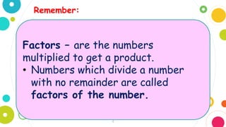 Prime Factorization for grade five .pptx