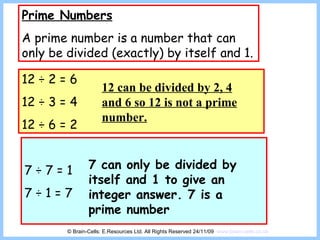 Prime Factors | PPT