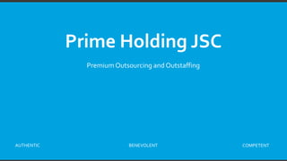 Prime holding | PDF | Business | Business and Finance