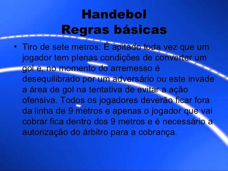 Primeira Aula De Handebol