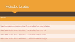 Luiz Sales: Primeiros passos na API do Zabbix com python | PDF