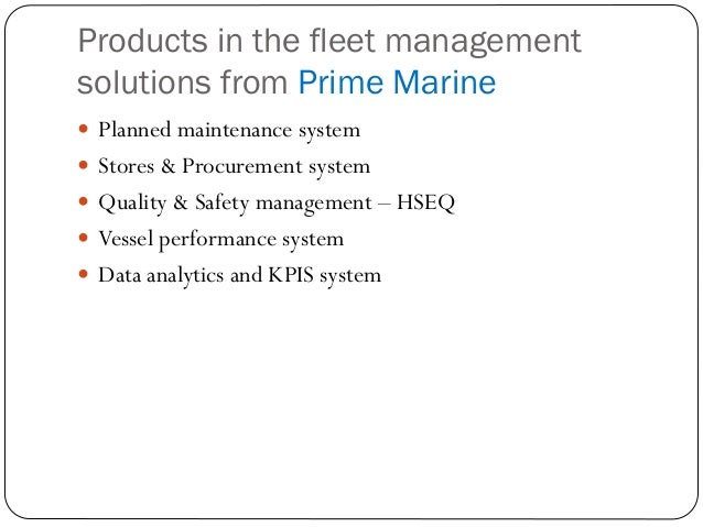 Planned maintenance system for ships | PDF