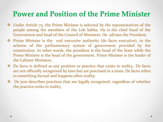 Prime Minister.pptx | Political Issues & policy | Politics