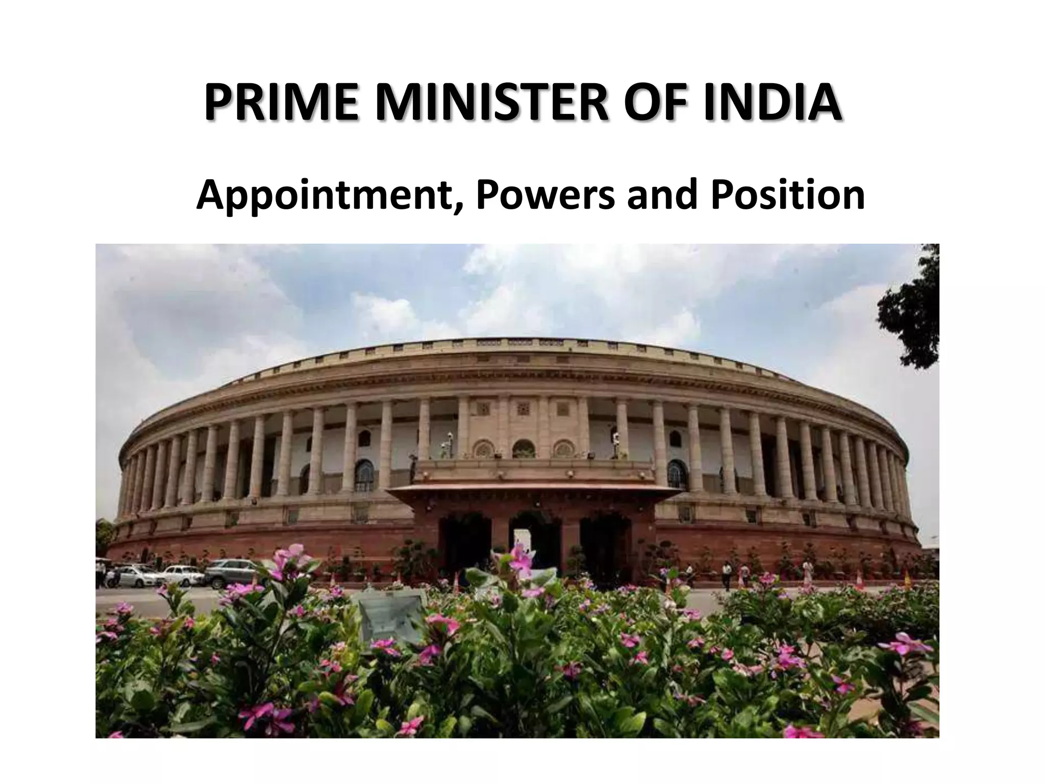 PRIME MINISTER OF INDIA.ppt