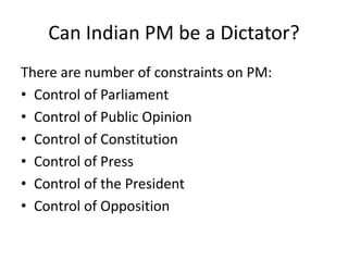 PRIME MINISTER OF INDIA.ppt