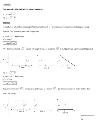 Primene slicnosti na_pravougli_trougao | PDF