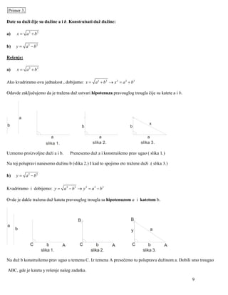 Primene slicnosti na_pravougli_trougao | PDF